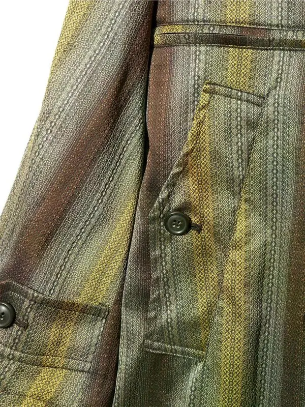 Needles Balcollar Striped Coat