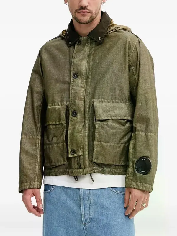 C.P. COMPANY Mille Hooded Patch-pockets Jacket