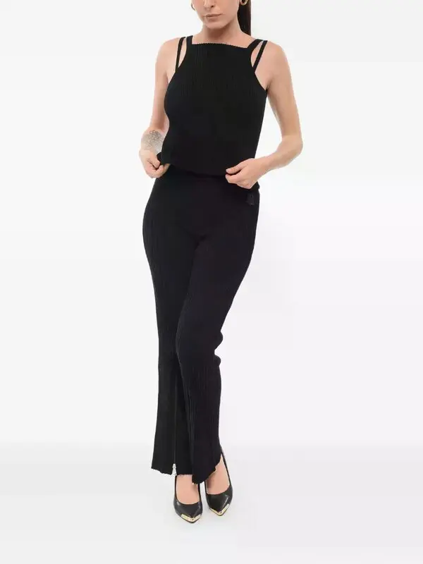 Giorgio Armani Layered Ribbed Top