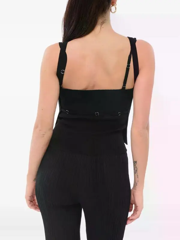 Giorgio Armani Layered Ribbed Top