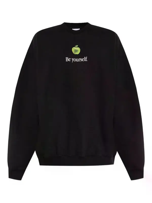 Vetements Apple-print Sweatshirt