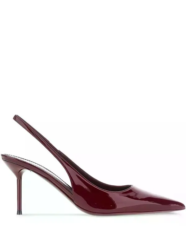 Paris Texas 70mm Lidia Slingback Pointed-toe Pumps - Red