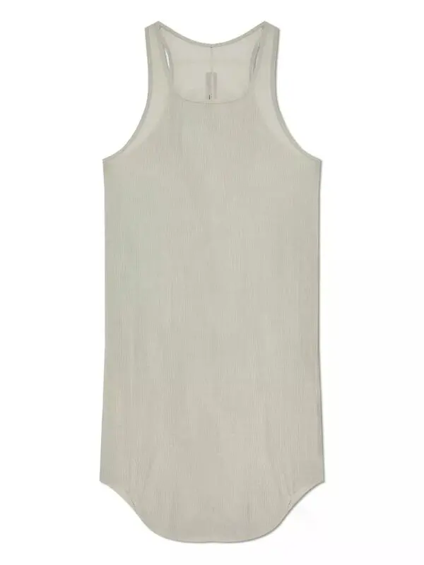 Rick Owens Ribbed Racerback Tank Top - Neutrals
