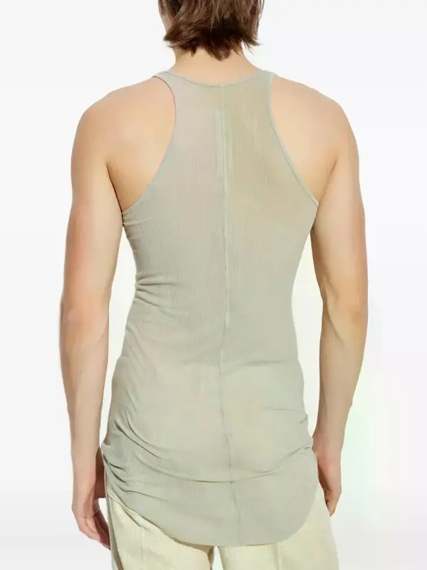 Rick Owens Ribbed Racerback Tank Top - Neutrals