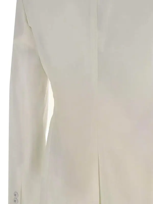 Max Mara Notched-lapels Button Blazer - White