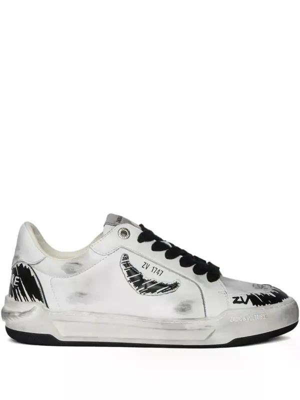 Zadig&Voltaire Fly Wings Sneakers - White