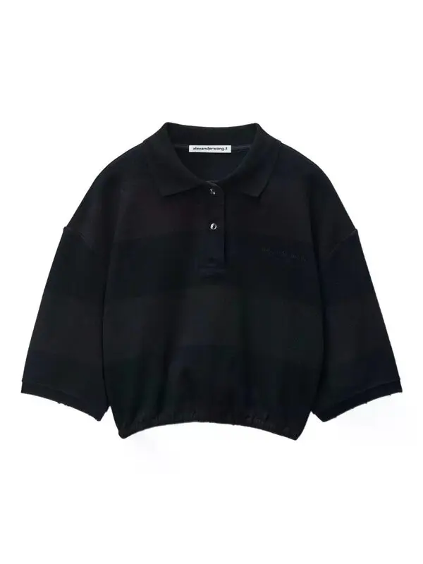 Alexander Wang Cropped Polo Shirt