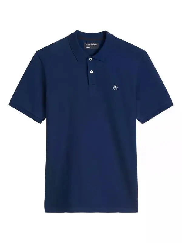 Marc O'polo Cotton Polo Shirt - Blue