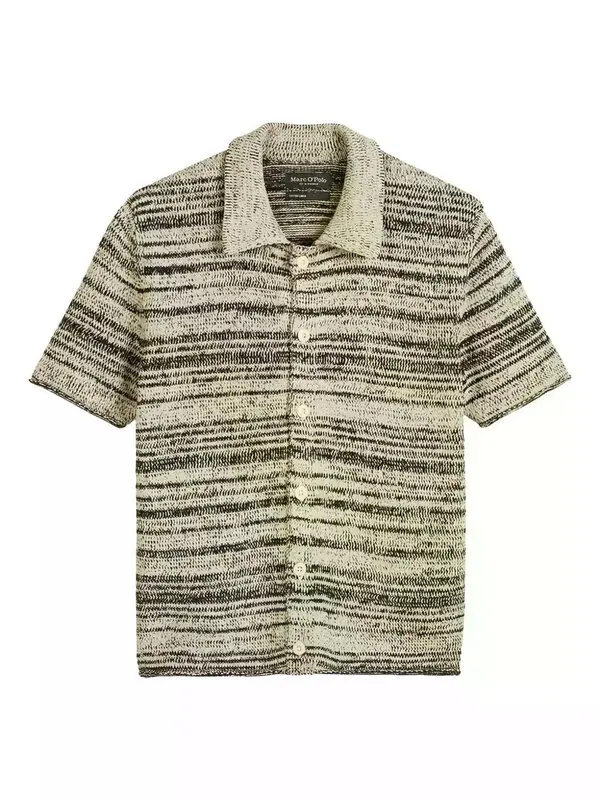 Marc O'polo Marl-knit Short-sleeve Shirt