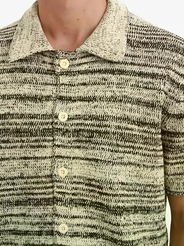 Marc O'polo Marl-knit Short-sleeve Shirt