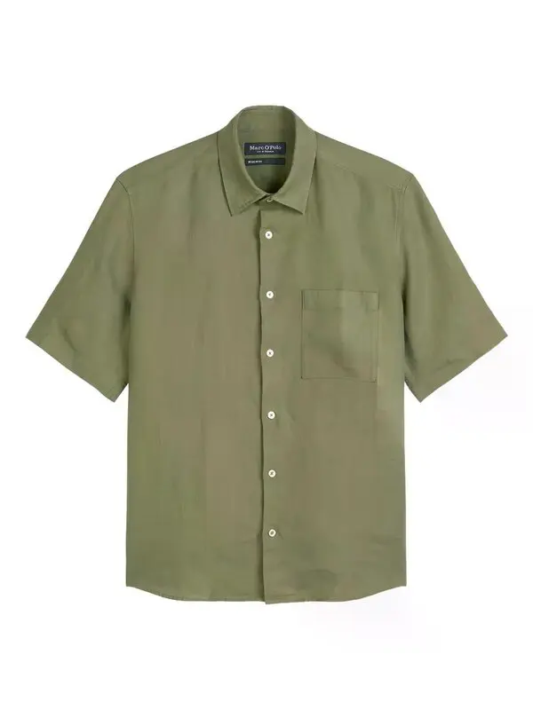 Marc O'polo Button-down Short-sleeves Shirt - Green