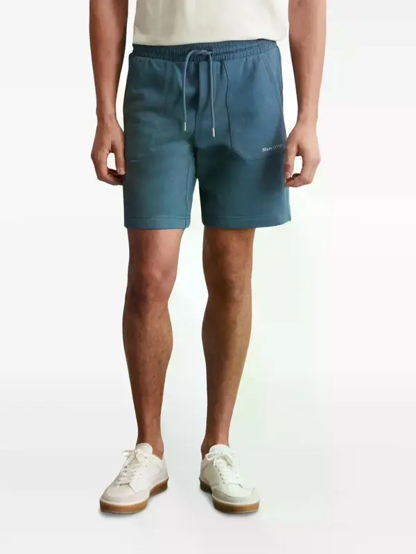 Marc O'polo Drawstring Pocketed Shorts - Blue