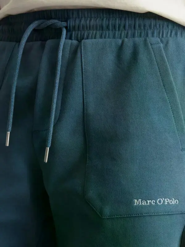 Marc O'polo Drawstring Pocketed Shorts - Blue