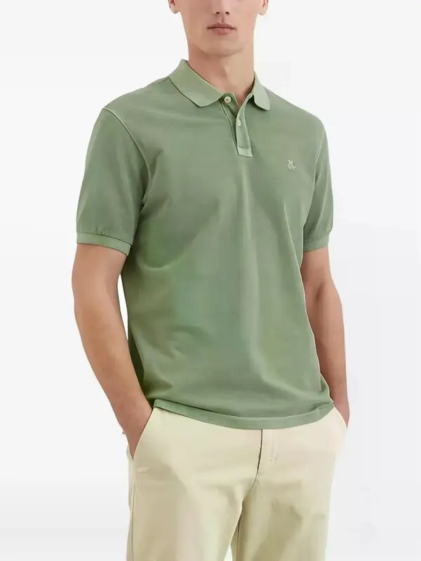 Marc O'polo Cotton Polo Shirt - Green