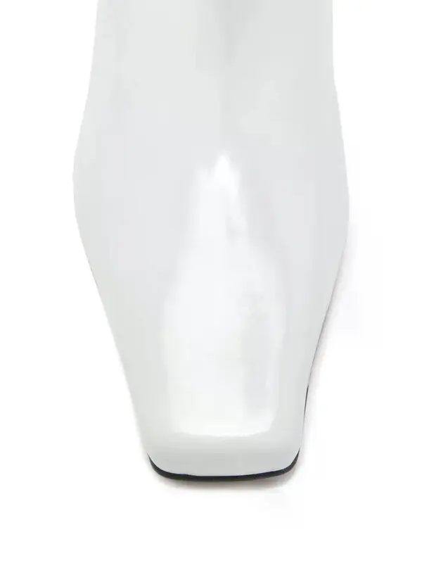 Proenza Schouler Trap Leather Knee-high Boots - White