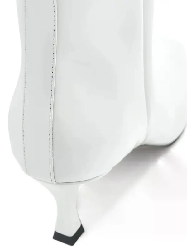 Proenza Schouler Trap Leather Knee-high Boots - White