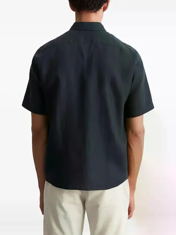 Marc O'polo Short-sleeve Button-up Shirt - Blue