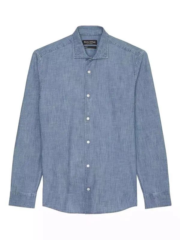 Marc O'polo Button-up Chambray Shirt - Blue