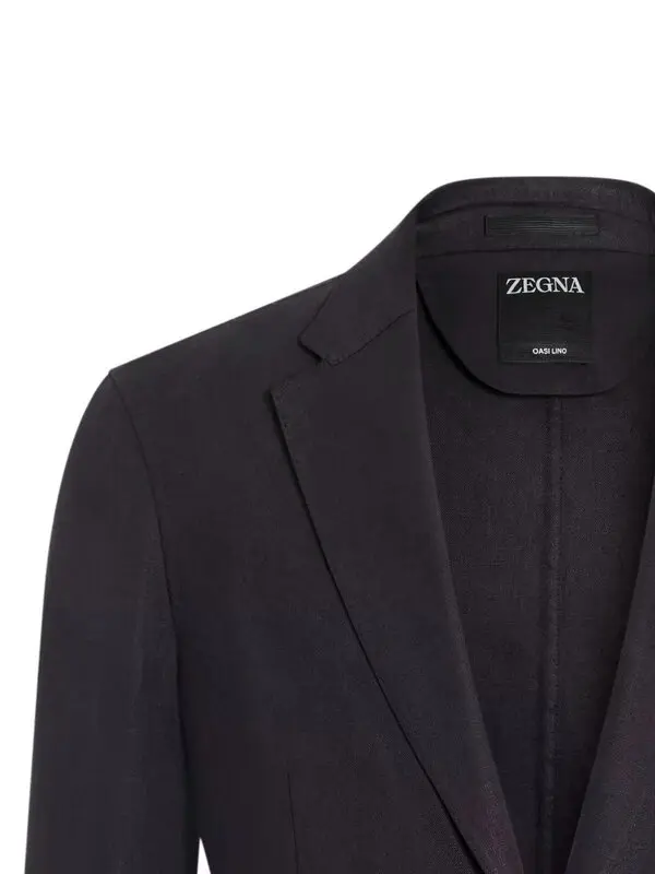 Zegna Oasi Linen Blazer - Blue