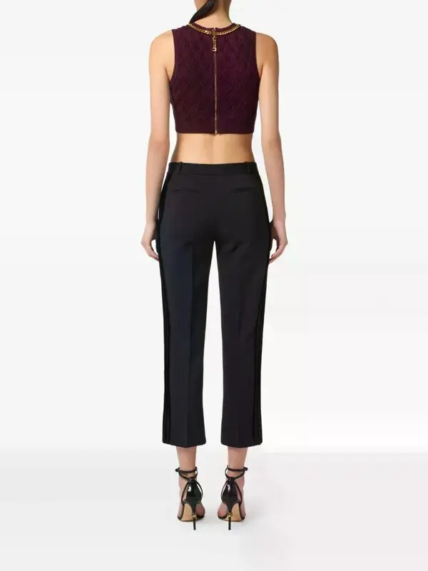 Elisabetta Franchi Crepe Trousers