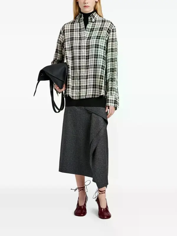 Proenza Schouler Checked Shirt - Black