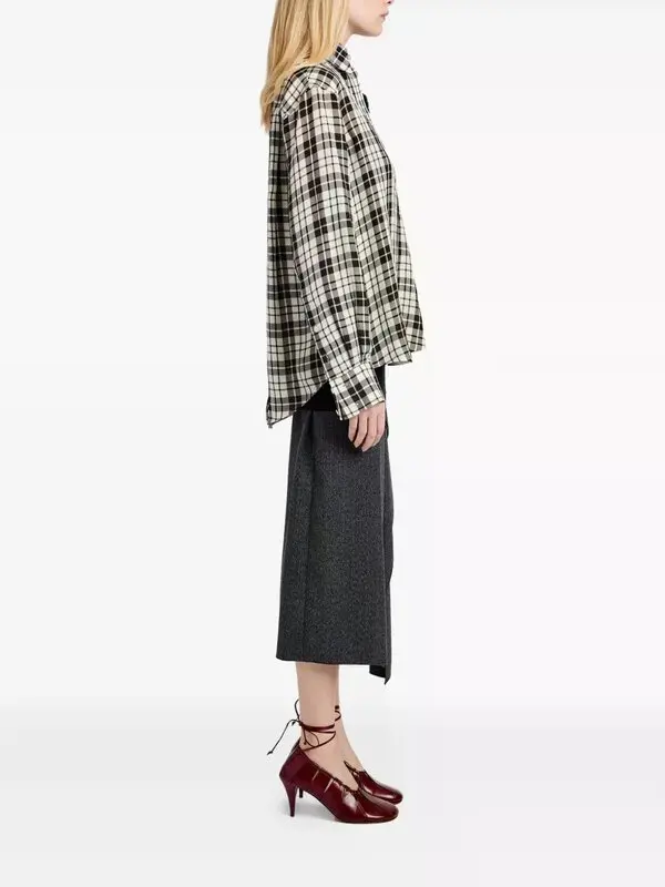 Proenza Schouler Checked Shirt - Black