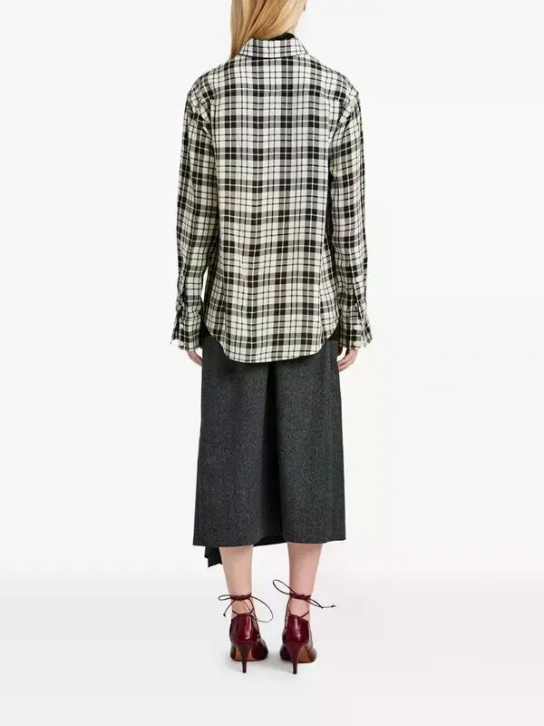 Proenza Schouler Checked Shirt - Black