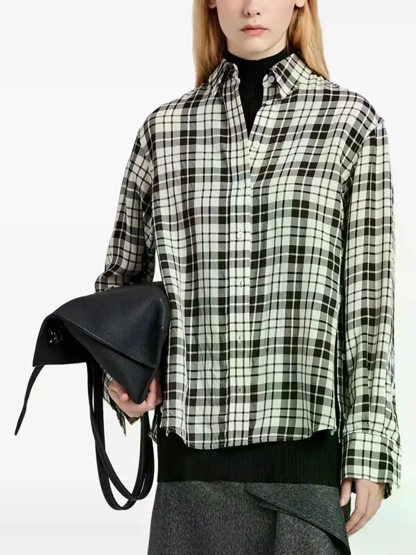 Proenza Schouler Checked Shirt - Black