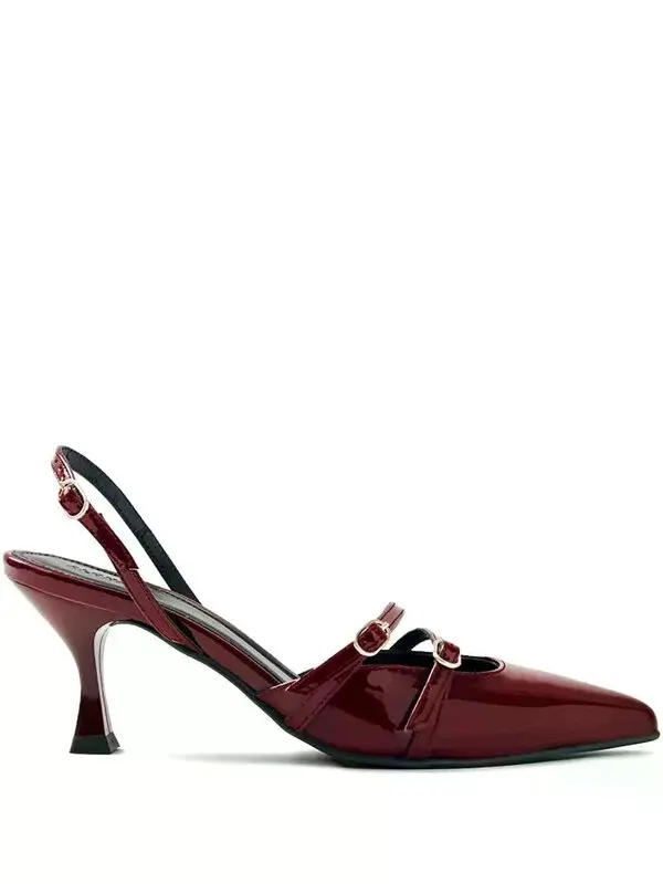 ALOHAS 75mm Leather Heeled Pumps