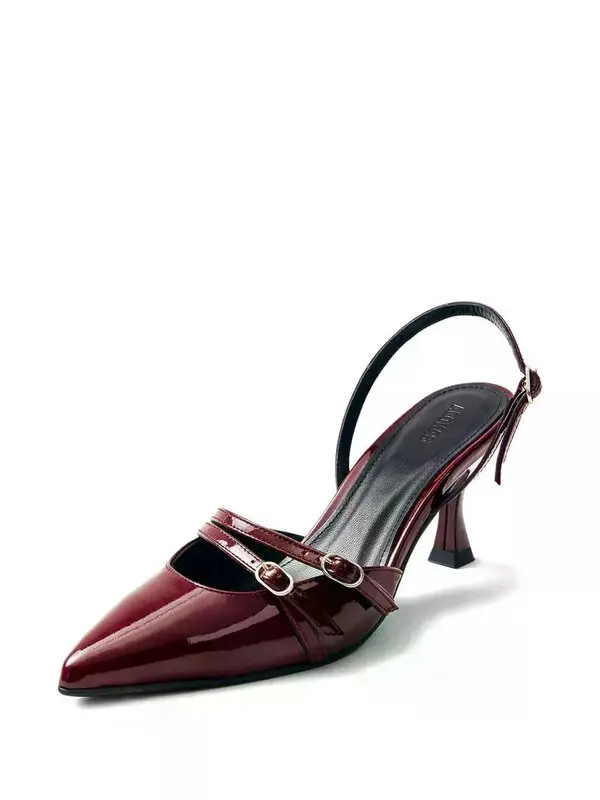 ALOHAS 75mm Leather Heeled Pumps