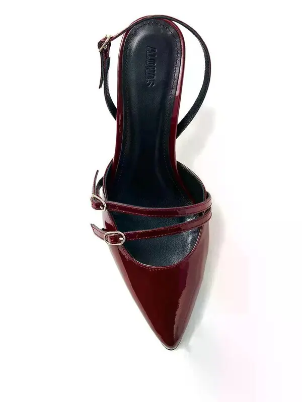ALOHAS 75mm Leather Heeled Pumps