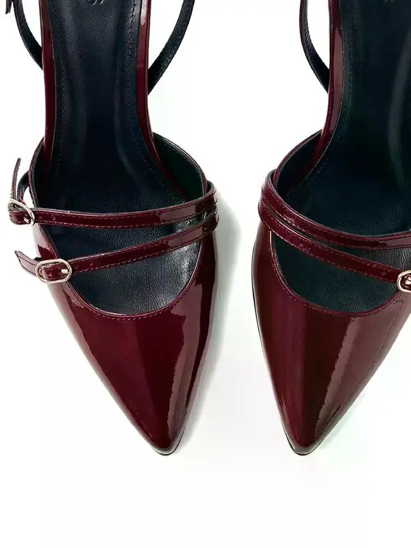 ALOHAS 75mm Leather Heeled Pumps