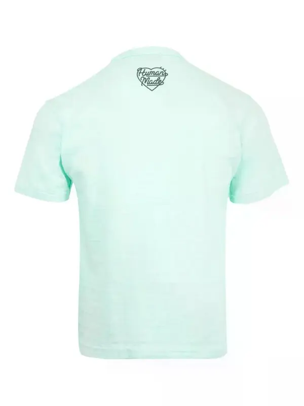 Human Made Heart-Print T-Shirt - Green | Editorialist