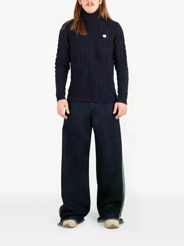 SOCIETE ANONYME Cable-knit Turtleneck Sweater