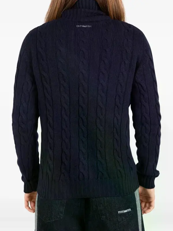 SOCIETE ANONYME Cable-knit Turtleneck Sweater
