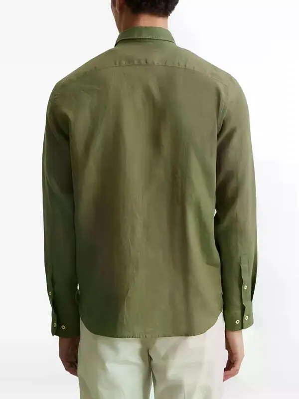 Marc O'polo Button-up Chest-pocket Shirt - Green