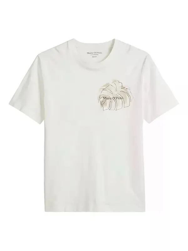 Marc O'polo Leaf-printt-shirt - White