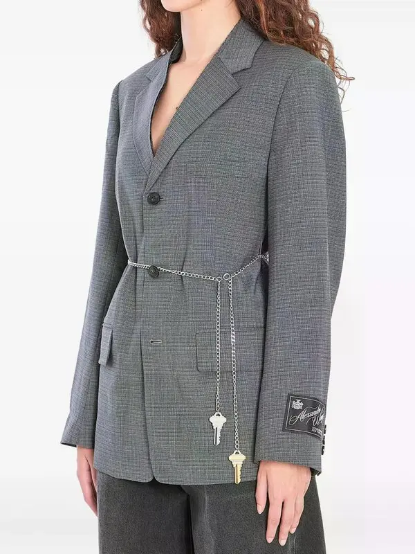 Alexander Wang Detachable Chain-link Blazer