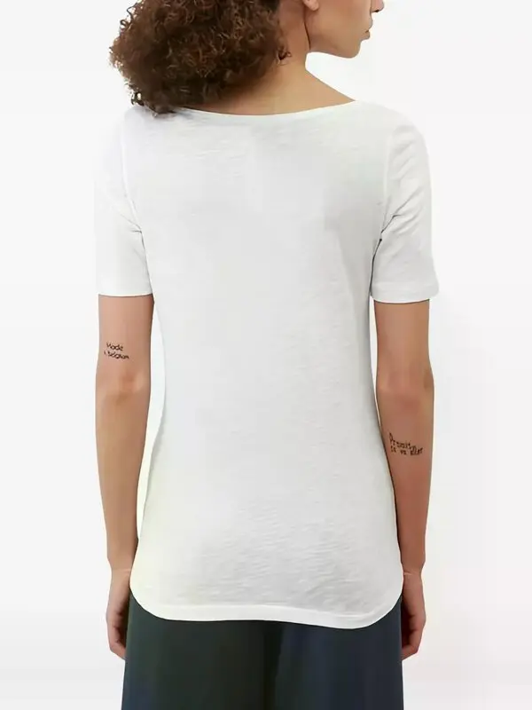 Marc O'polo Boat-neck Short-sleeve Top - White