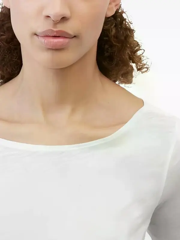 Marc O'polo Boat-neck Short-sleeve Top - White