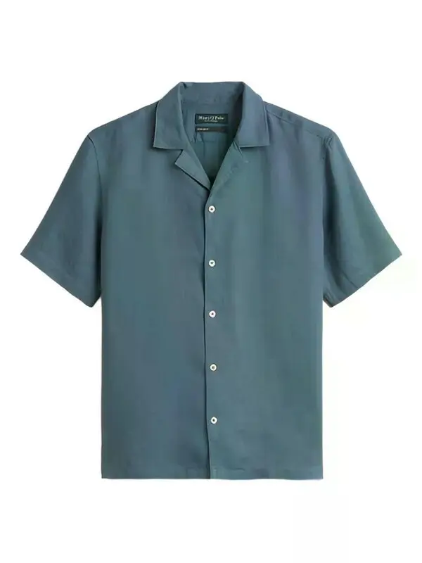 Marc O'polo Short-sleeve Button-up Shirt - Blue