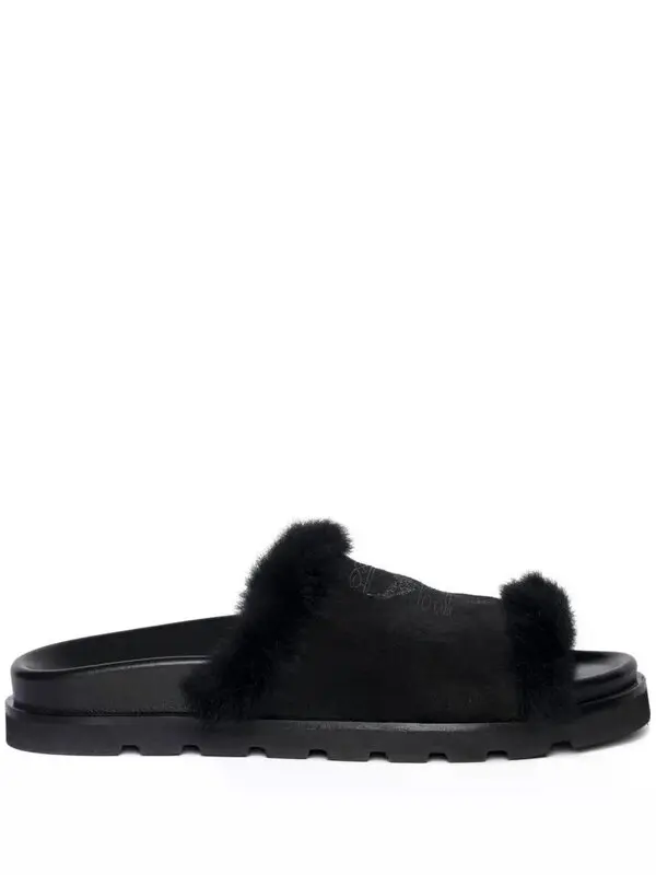 Zadig&Voltaire Teddy Bare Sandals - Black