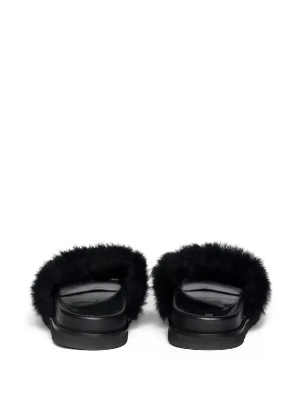 Zadig&Voltaire Teddy Bare Sandals - Black
