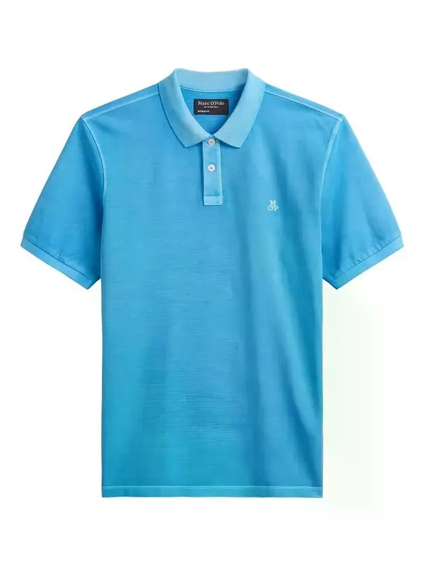 Marc O'polo Logo-embroidered Polo Shirt - Blue