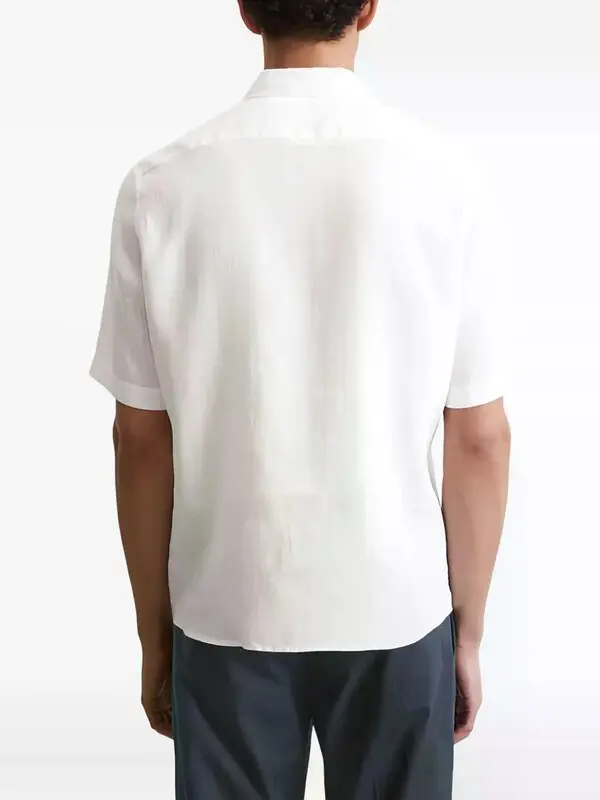 Marc O'polo Short-sleeve Button-up Shirt - White