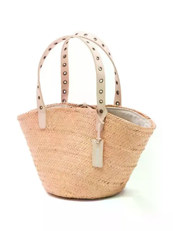 Nannacay Woven Straw Tote Bag
