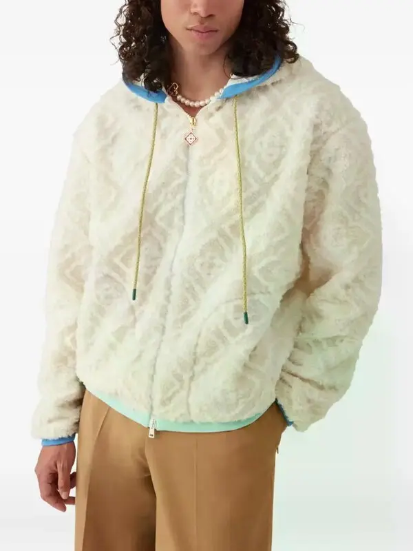 Casablanca Shearling Jacket - White