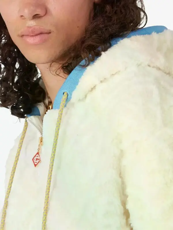 Casablanca Shearling Jacket - White