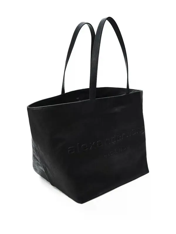 Alexander Wang Embossed-logo Tote Bag - Black