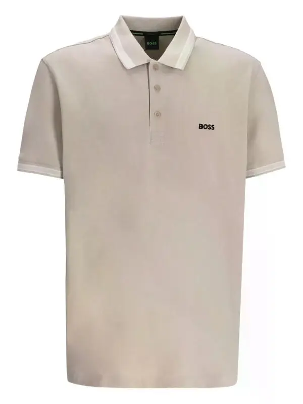 BOSS Piqué Polo Shirt - Neutrals